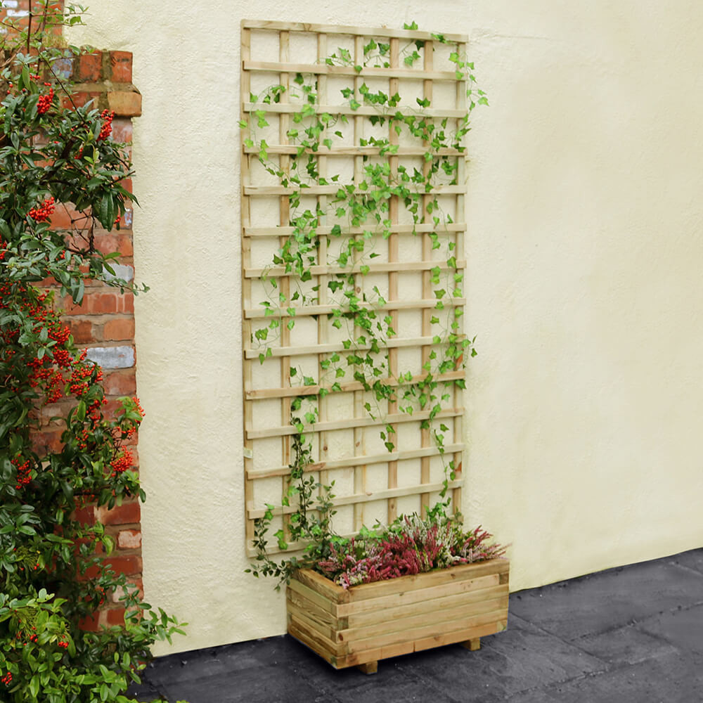Square Wood Trellis