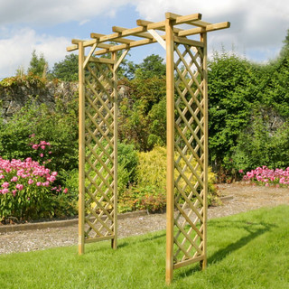 Daria Garden Arch | Adjustable Wooden Arch