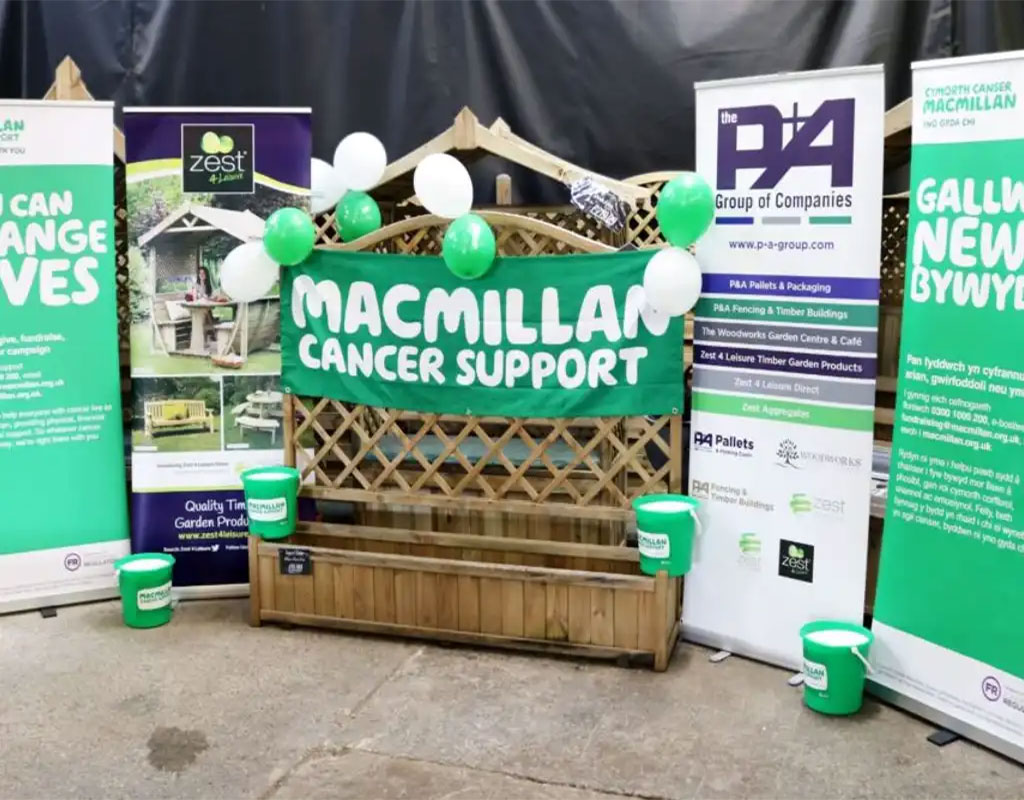 Going the extra mile for Macmillan - Zest Outdoor Living