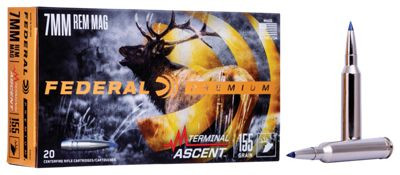 Federal Premium TERMINAL ASCENT 7mm Magnum 155Gr Terminal Ascent 20Rnds ...