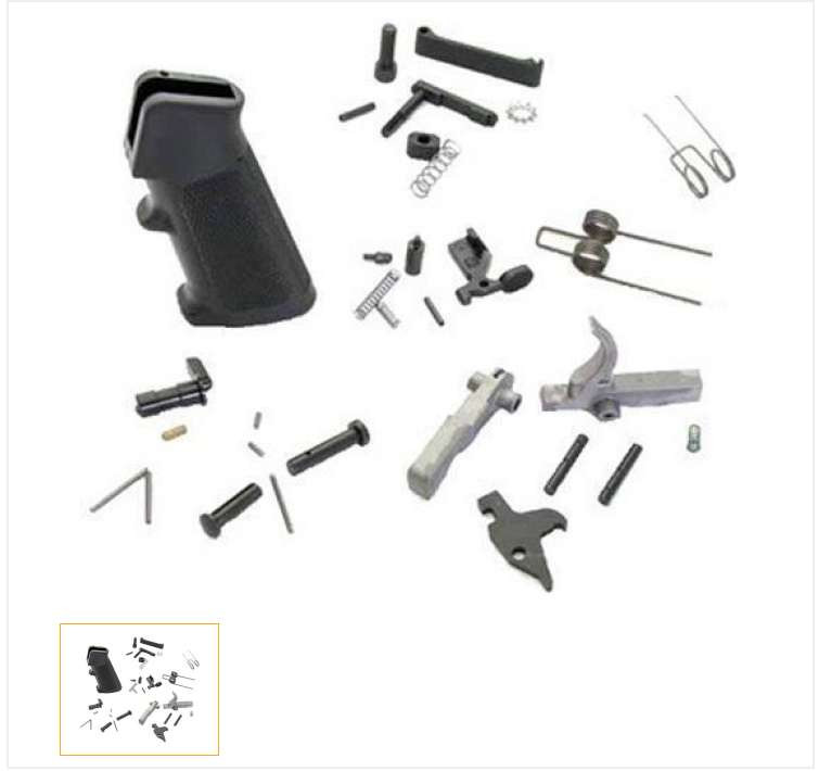 Anderson G2K421A000OP Lower Parts Kit AR-15 Black