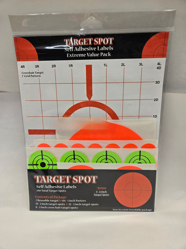 TARGET SPOT CROSS HAIR TARGET 1" GRID PATTERN 140 PCS - Gunshop at ...