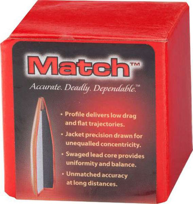 Hornady Match.223 Rem., BTHP Match, 75 Grain, 20 Rounds.