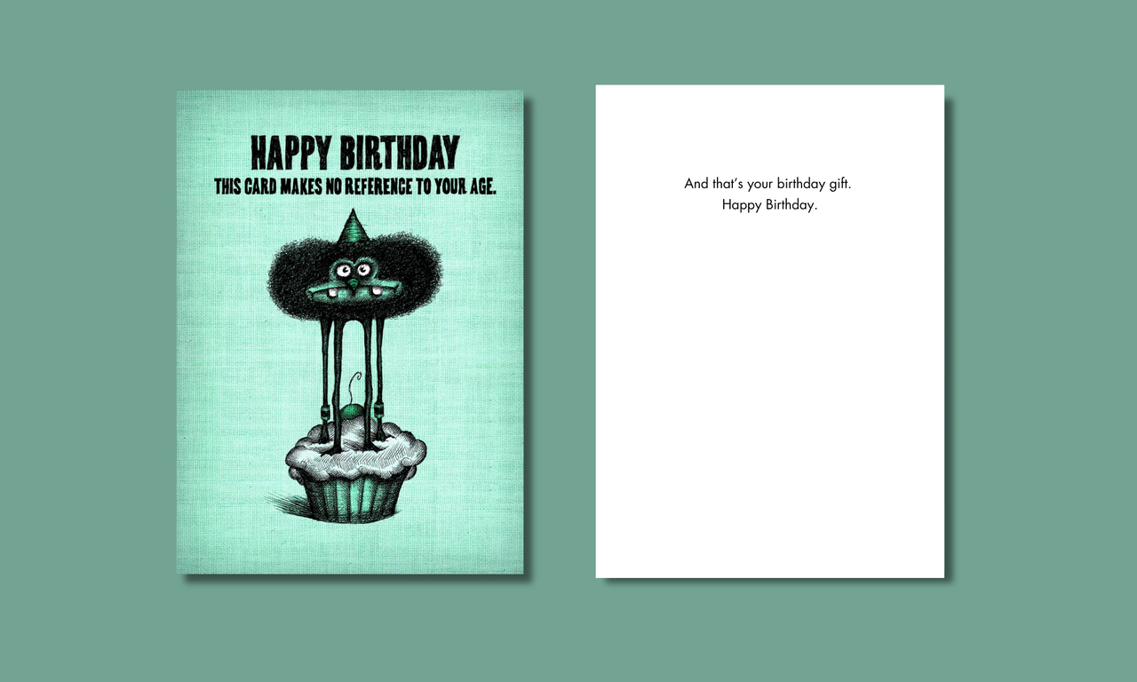 #158 Birthday Card - No Age Reference (OG)