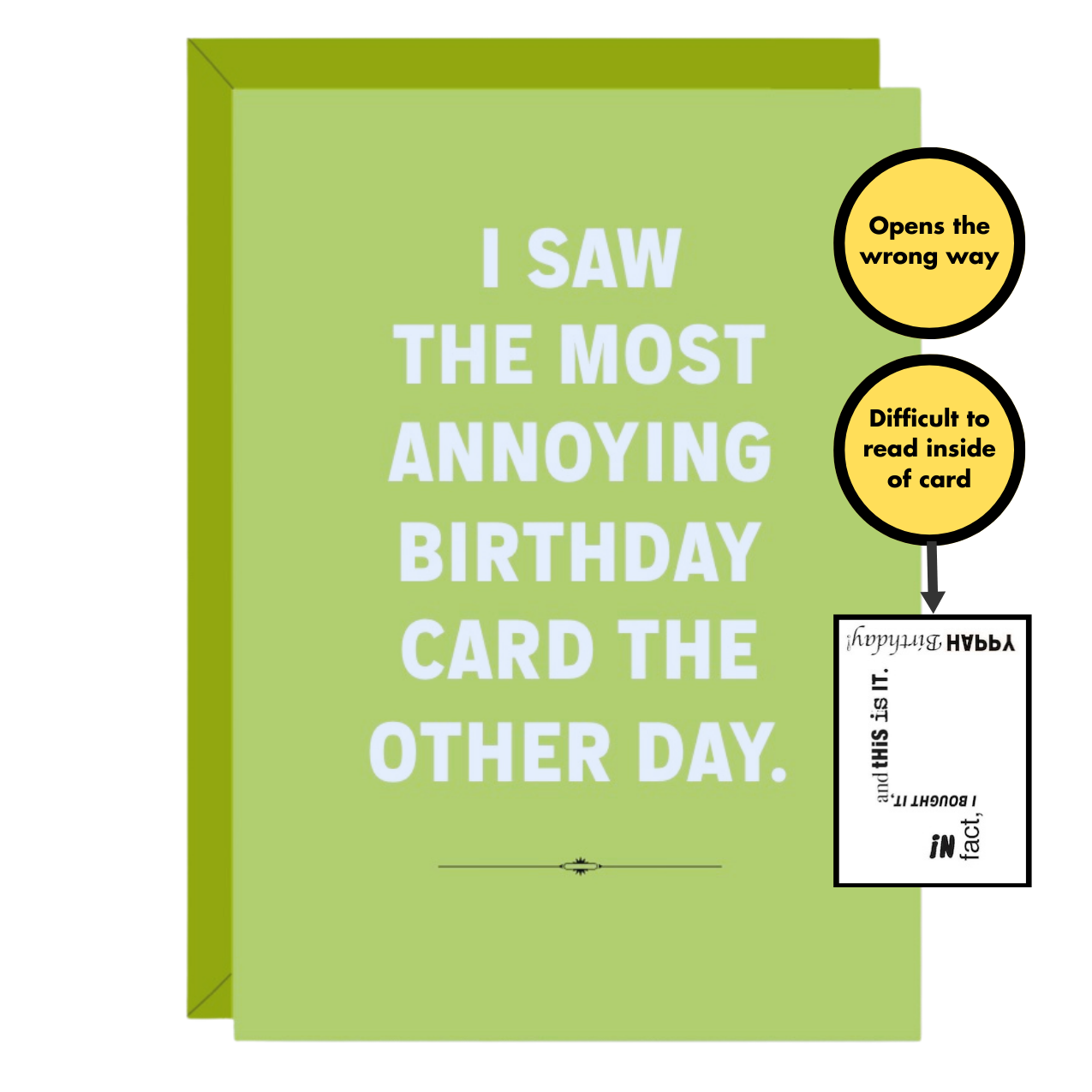 C-003 Birthday Card - Most Annoying (C)