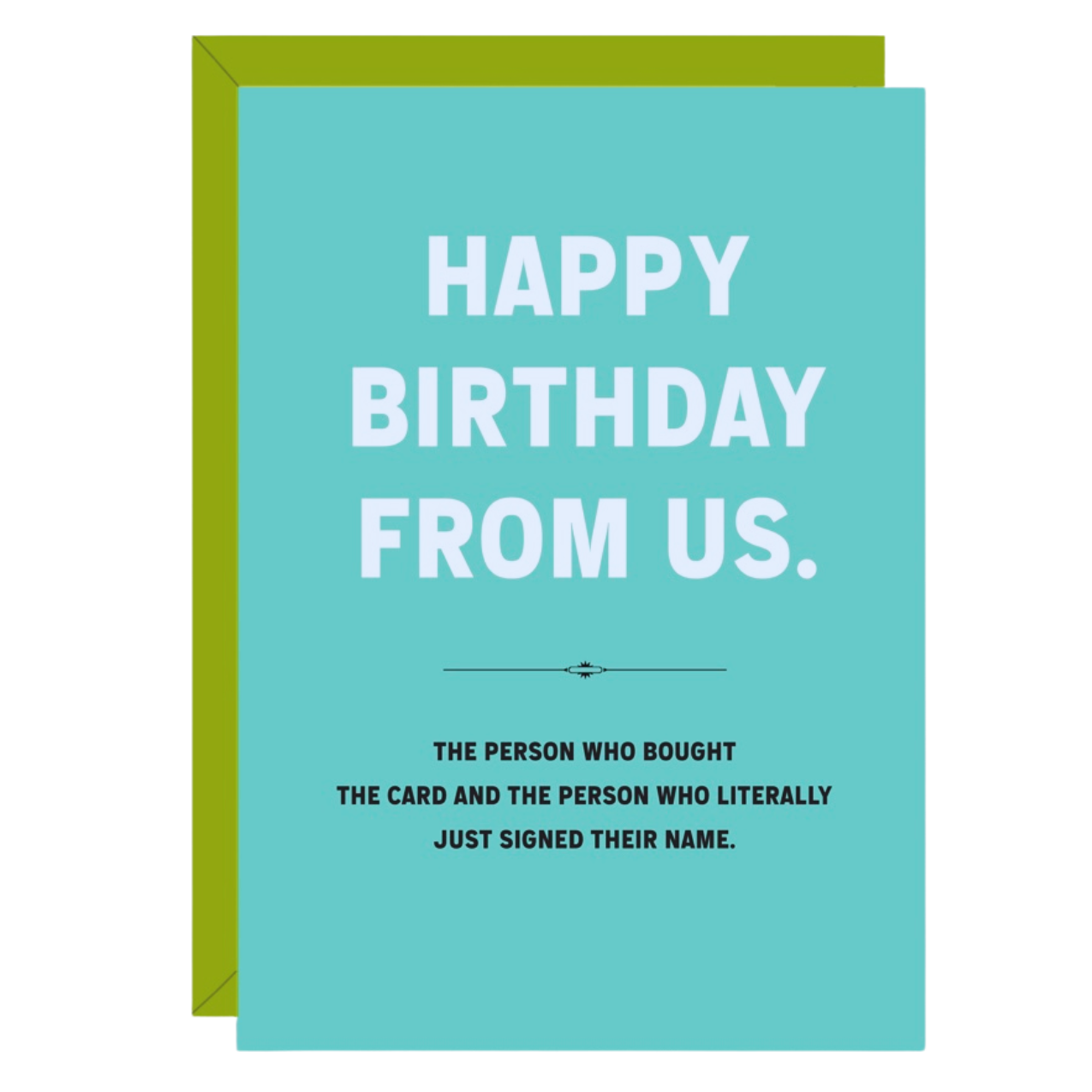 C-025 Birthday Card - From Us (C)