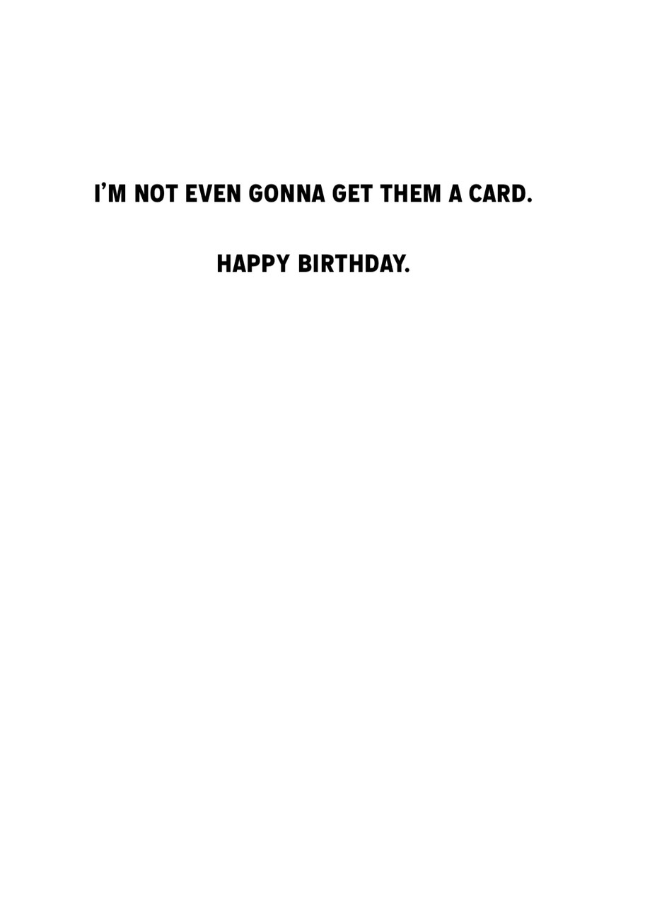 C-058 Birthday Card - Best Birthday Ever (C)