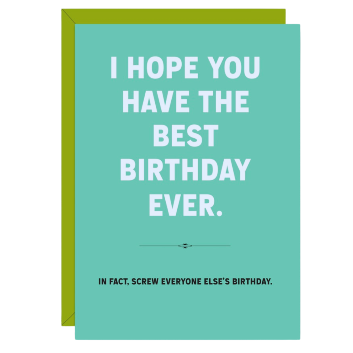 C-058 Birthday Card - Best Birthday Ever (C)