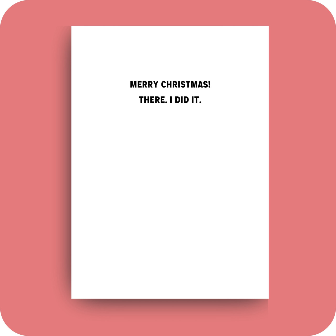 #309 Christmas Card - I Want to Wish (OG)
