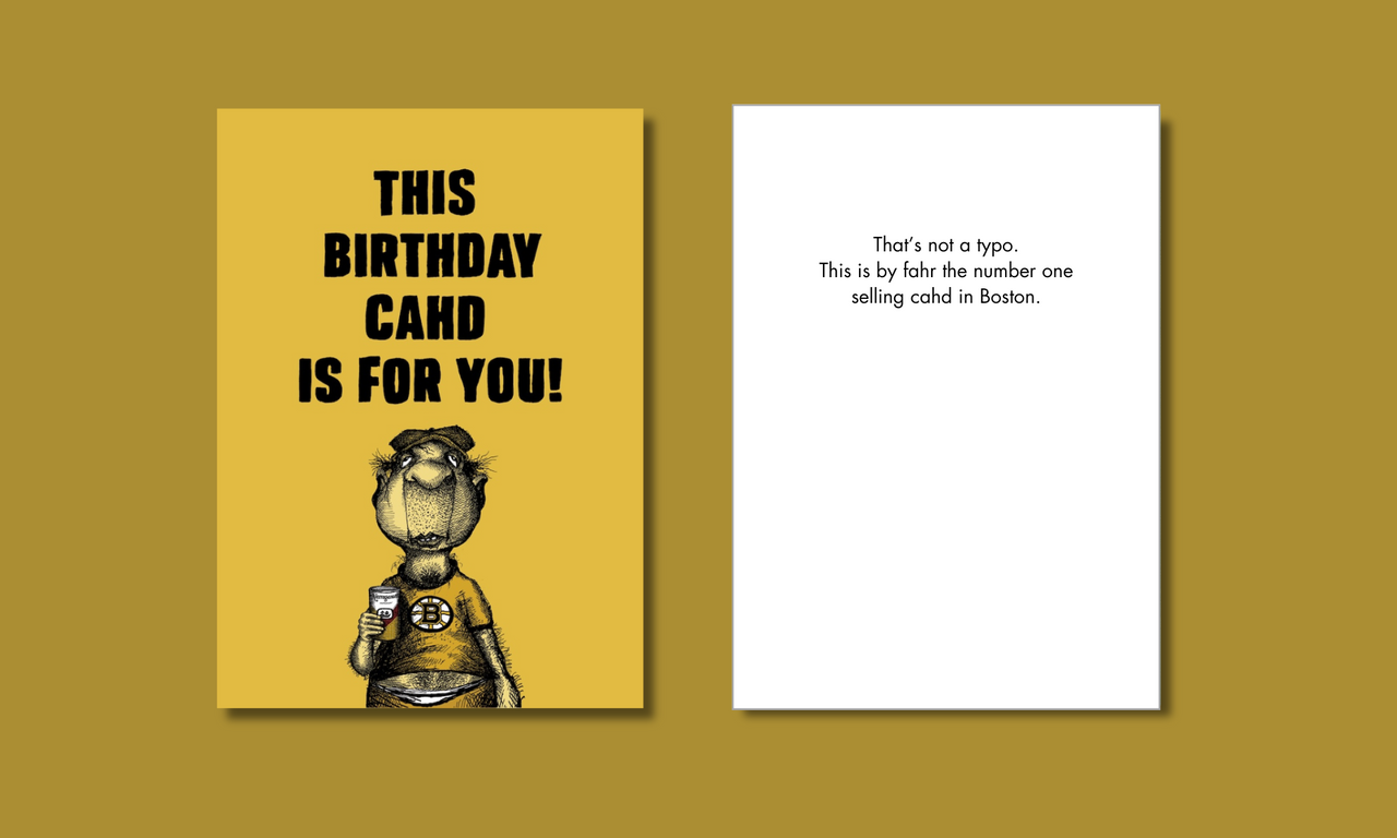 #312 Birthday Card - Boston (OG)
