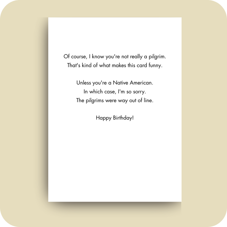 #067 Birthday Card - Pilgrim (OG)
