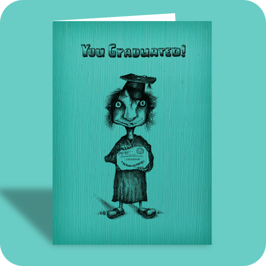 #052 Graduation Card - Happy or Disappointed (OG)
