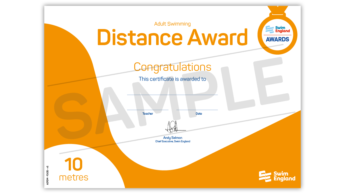 Adult Distance 10m Award