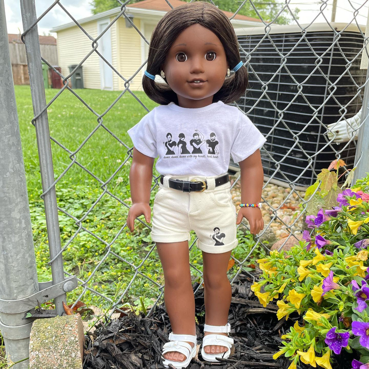 Leather 18 inch doll belts