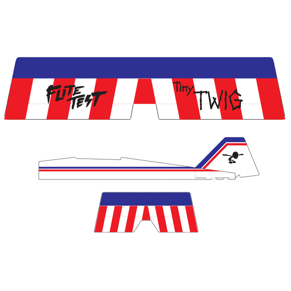 FT Mighty Mini Tiny Twig 'Merica Decal Set
