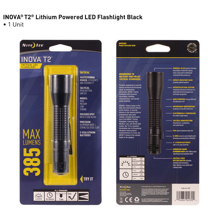 INOVA T2 Tactical LED Flashlight