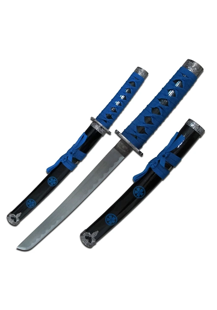 Samurai Sword with Blue Cord Handle
