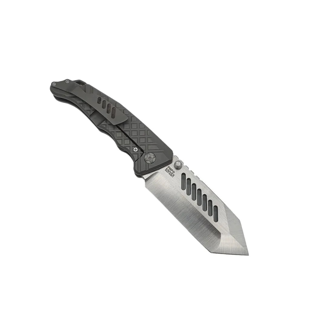 Beast Prime Gray Folding Knife PMP Knives - JB Outman