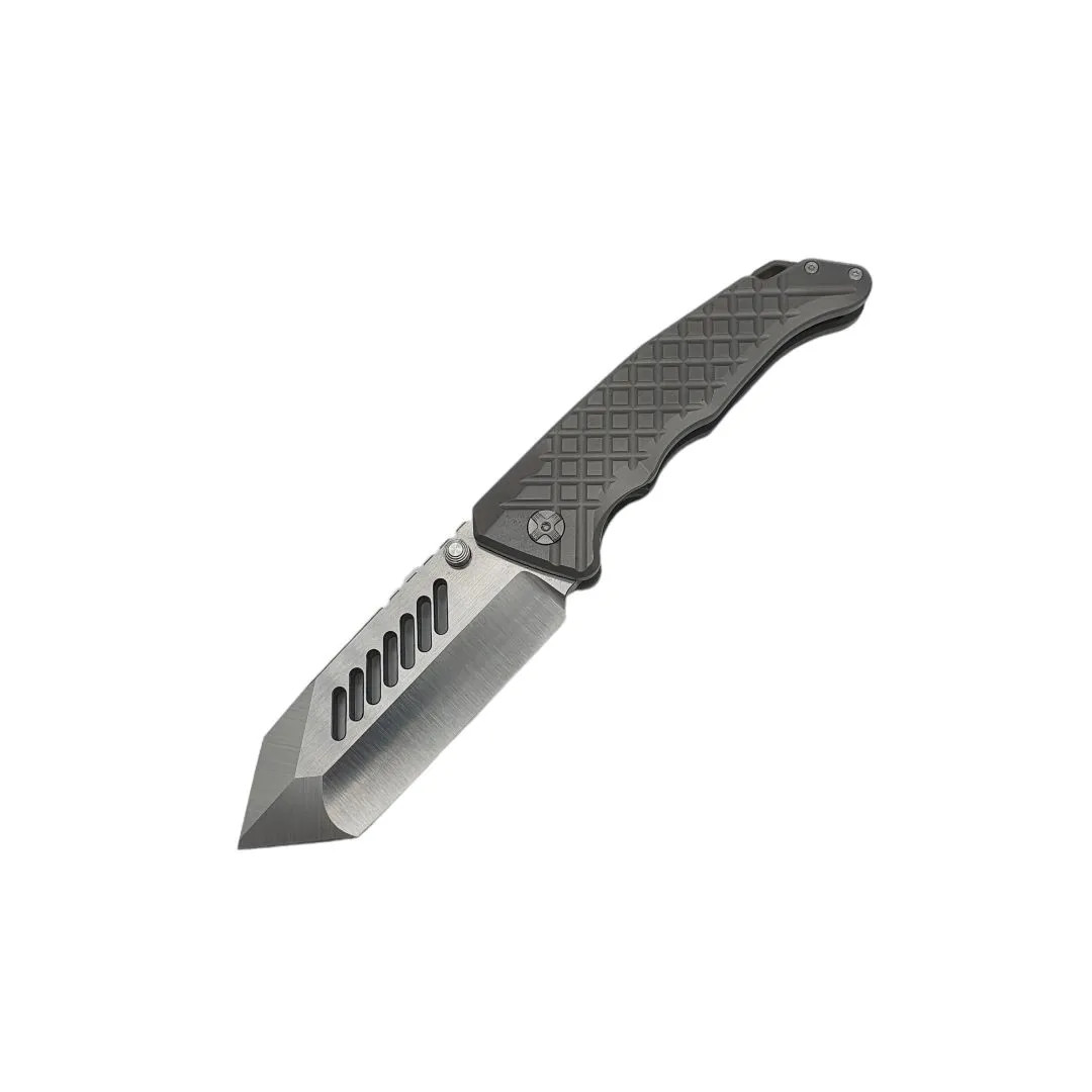 Beast Prime Gray Folding Knife PMP Knives - JB Outman