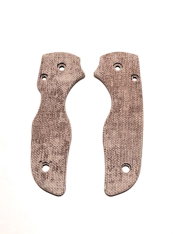 Spyderco Lil Native Micarta Scale Set - Linen Natural