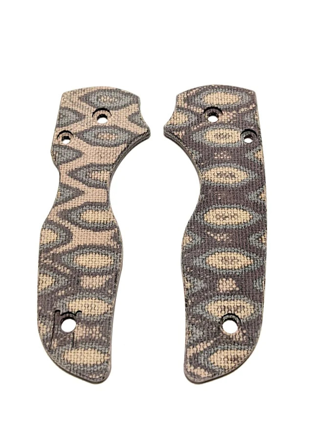 Spyderco Lil Native Micarta Scale Set - Linen Natural