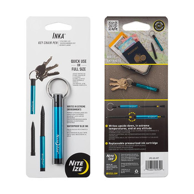 Inka Key Chain Pen - Blue