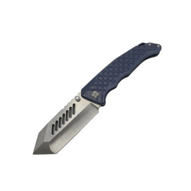 Beast Prime Blue Folding Knife PMP Knives - JB Outman