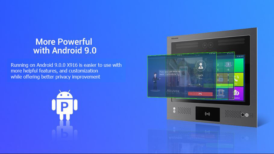 X916 Akuvox, the best video intercom for high rise buildings