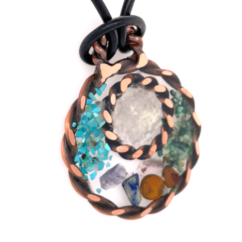 Archangel Michael Copper Tensor Pendant