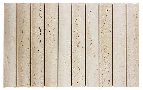 Moderne Concave Kit Kat - Navona Travertine