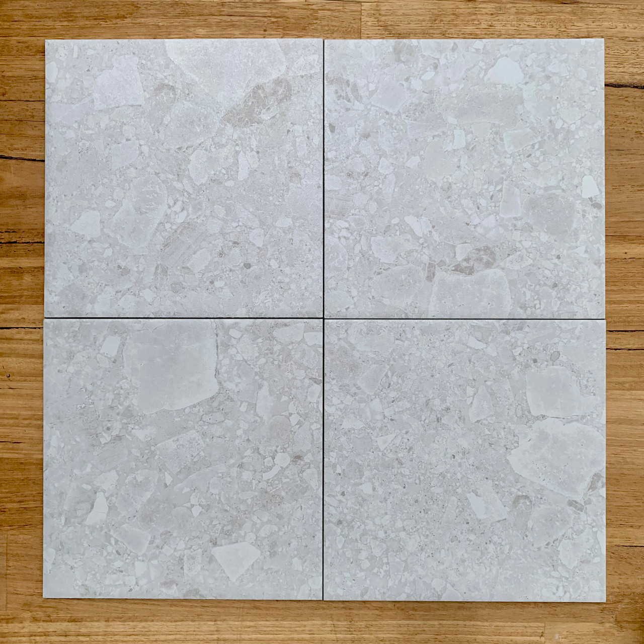 Venetian Terrazzo Look White Wall and Floor Tile - Buy Online at Tiles4less