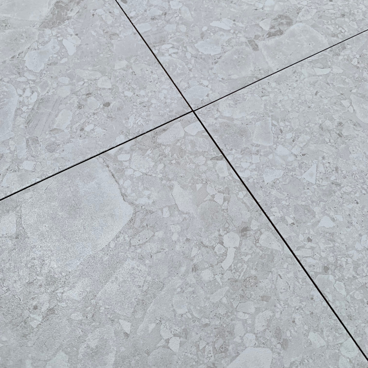 Venetian Terrazzo Look White Wall and Floor Tile - Buy Online at Tiles4less