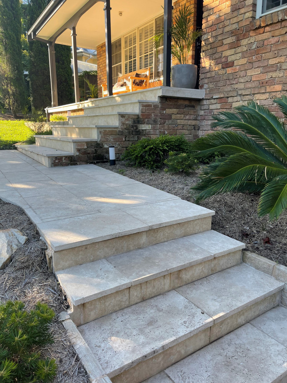 Kas Premium Classic Ivory Travertine 30mm Paver