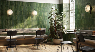 Reflections Green Gloss Wall Tile 250x60mm