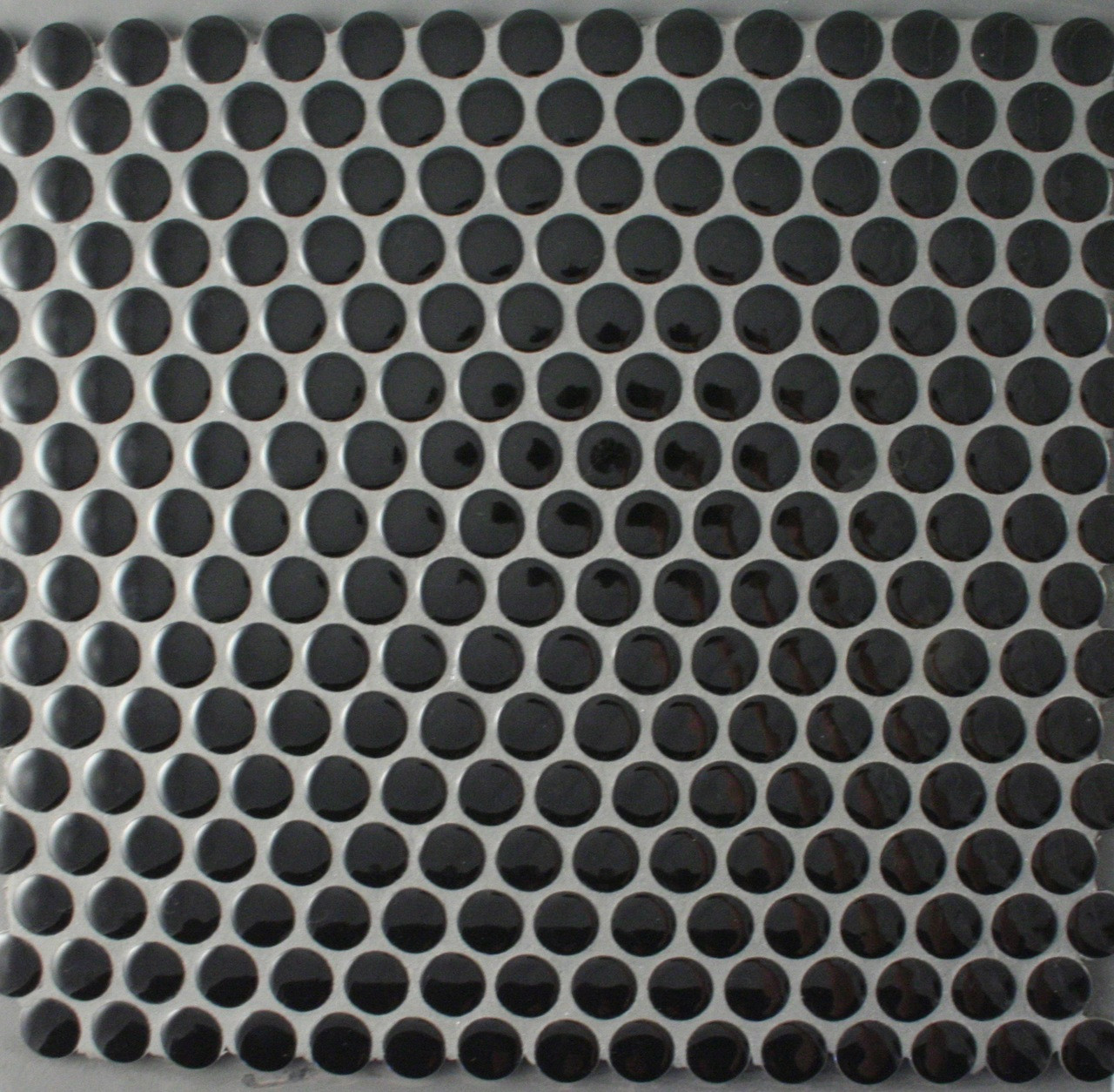 Buy Black Gloss Penny Round Mosaic Wall Tiles Online Now! - Tiles4less