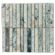 Ming Green Marble Kit Kat Mosaic Tiles 145x20mm - Tiles4less