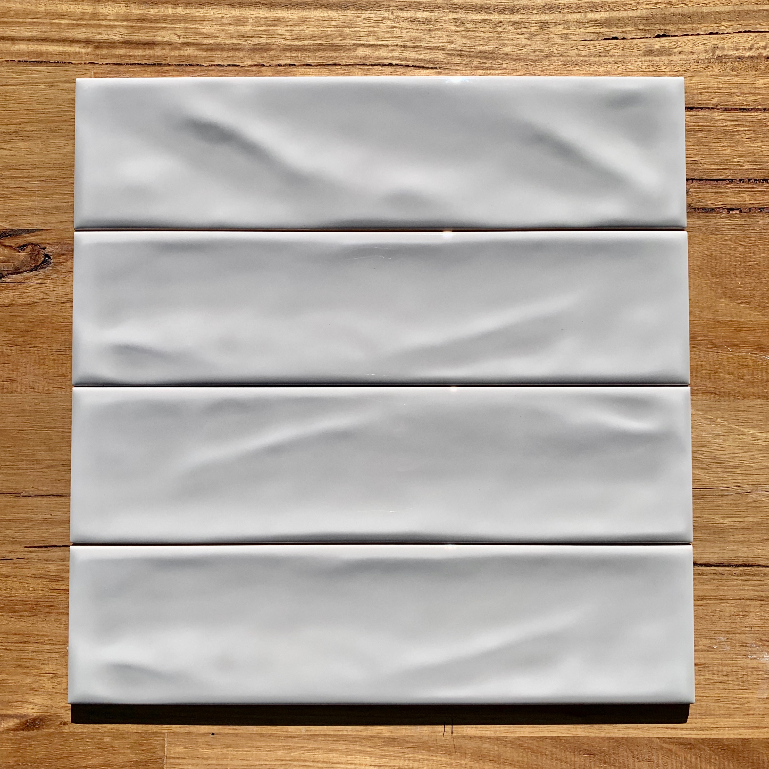 Marlow Ripple Gloss Mist Wall Tile 300x75mm