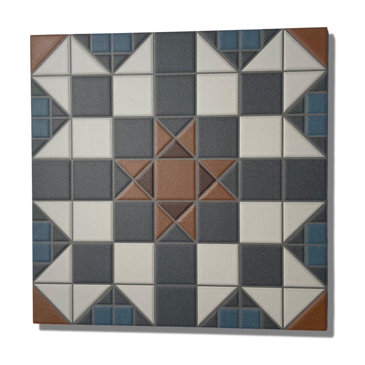 Heritage Navy Pattern Floor Tile - Buy Online at Tiles4less