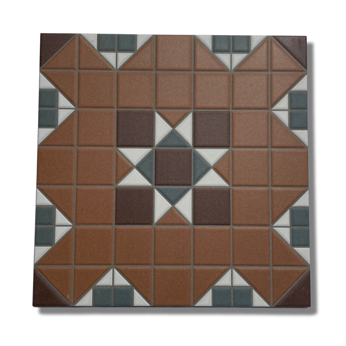 Sample of Heritage Terracotta Pattern Floor Tile - Buy Online at T4L
