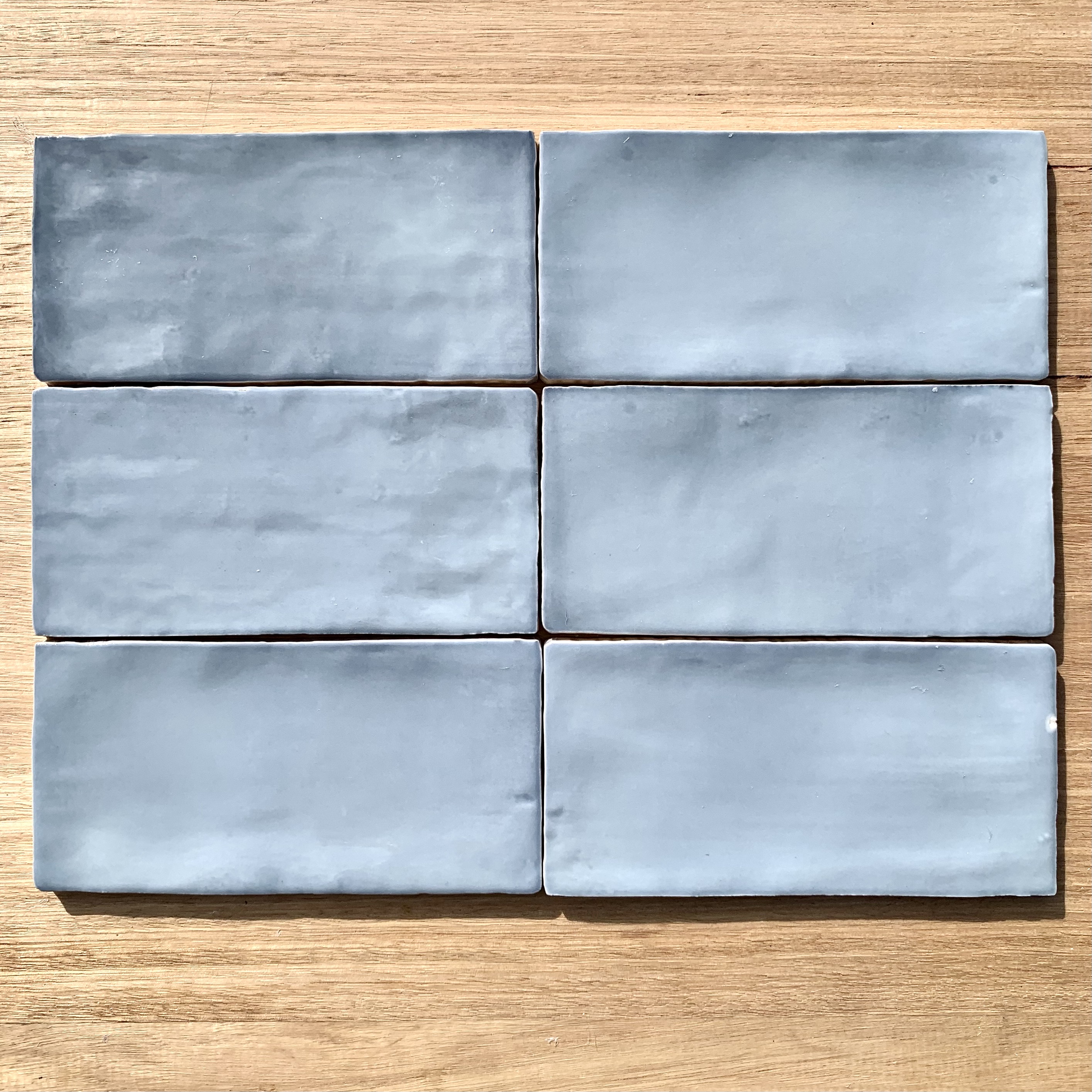 Andorra Light Blue Gloss Wall Tile 150x75mm - Buy Online - Tiles4less