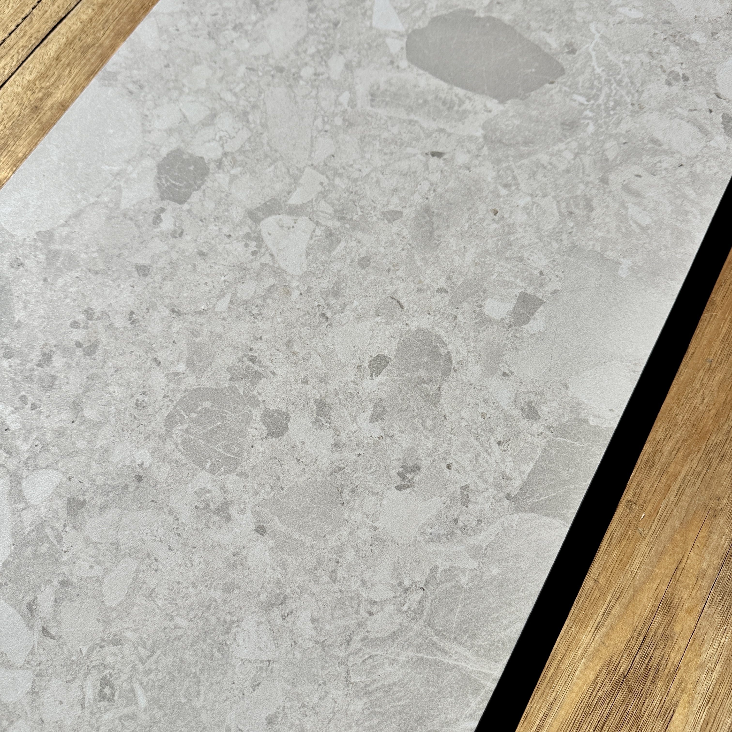 Verona White Terrazzo Look Porcelain Wall and Floor Tile