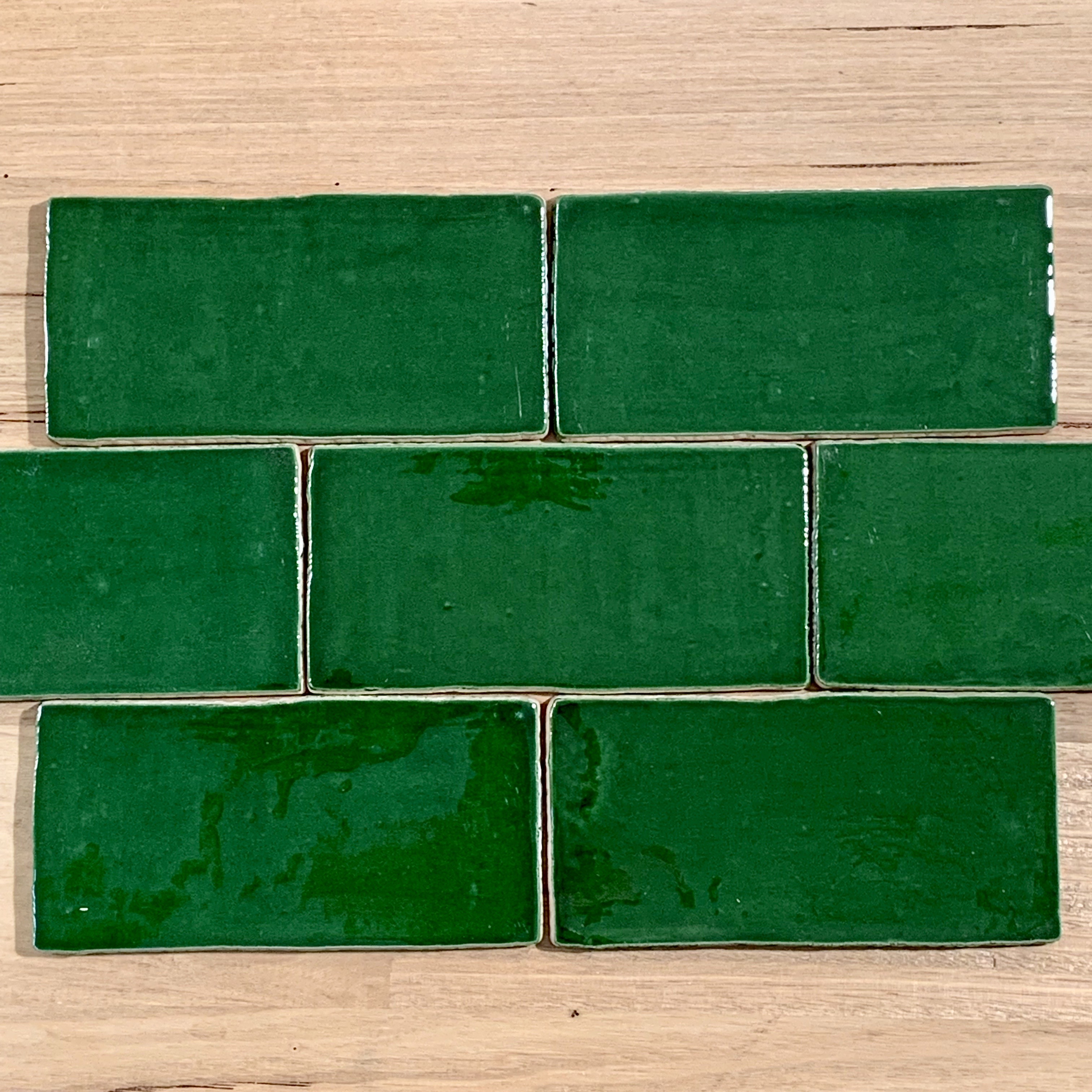 Traditional Green Subway Wall Tile 150x75mm - Tiles4less Online