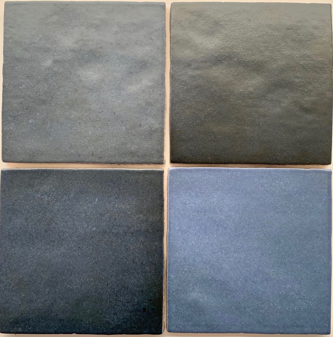 Madrid Atlantic Blue Handmade Style Spanish Wall Tile 132x132mm ...