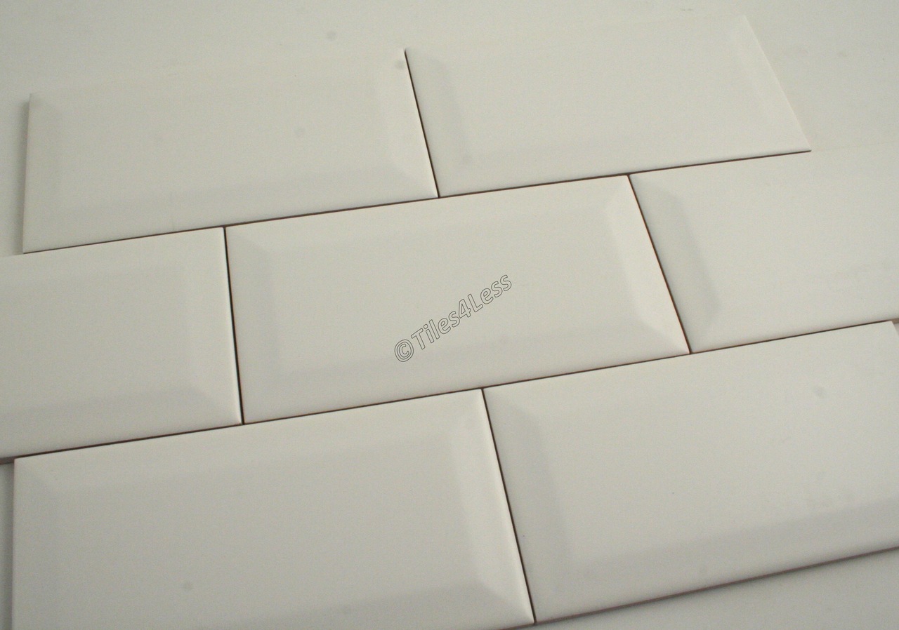 Matt Bevel Edge Wall Tiles -Buy Online - 75x150mm - Tiles4less