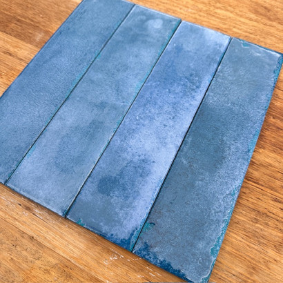 Refelctions Blue Gloss Wall Tile 250x60mm