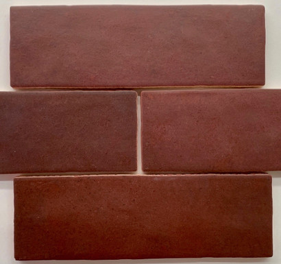 Madrid Burgundy Handmade Style Wall Tiles 200x65mm - Buy Online ...