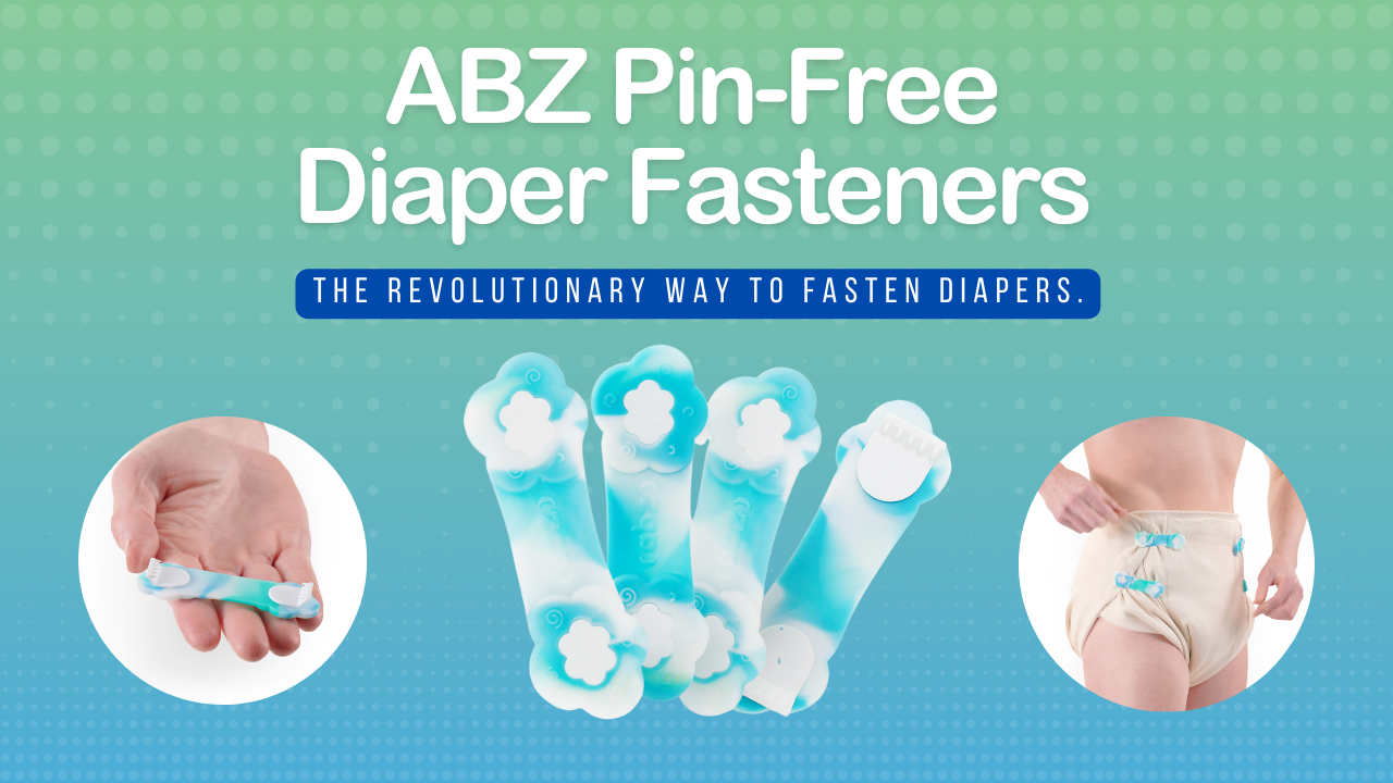 Forget Diaper Pins, Use these – ABZ Diaper Fasteners! - Incontrol Diapers