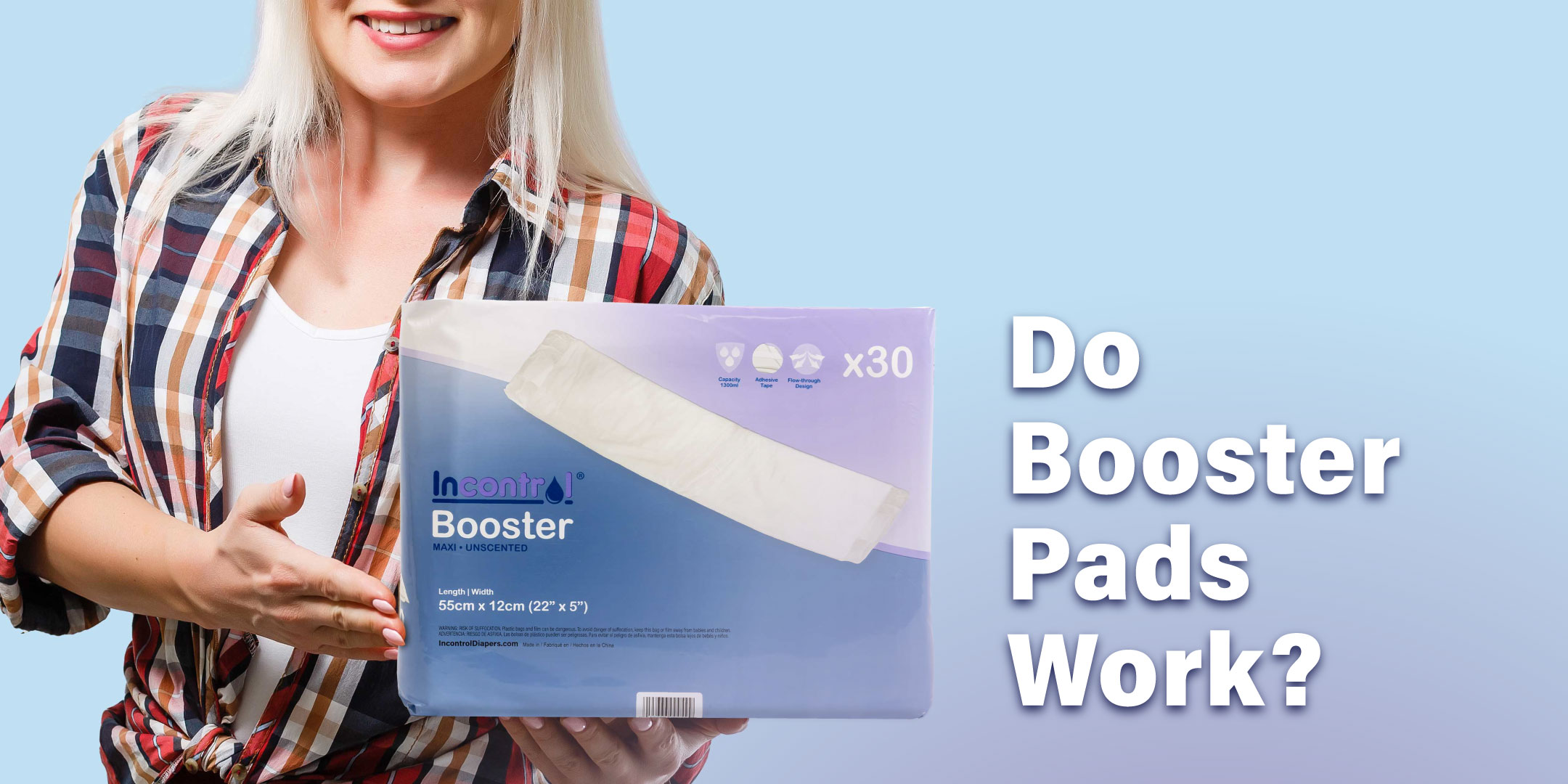 Do Booster Pads Work? - Incontrol Diapers