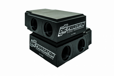 6.0L 03-04 In-line Transmission Filter By-pass Manifold CNC Fabrication