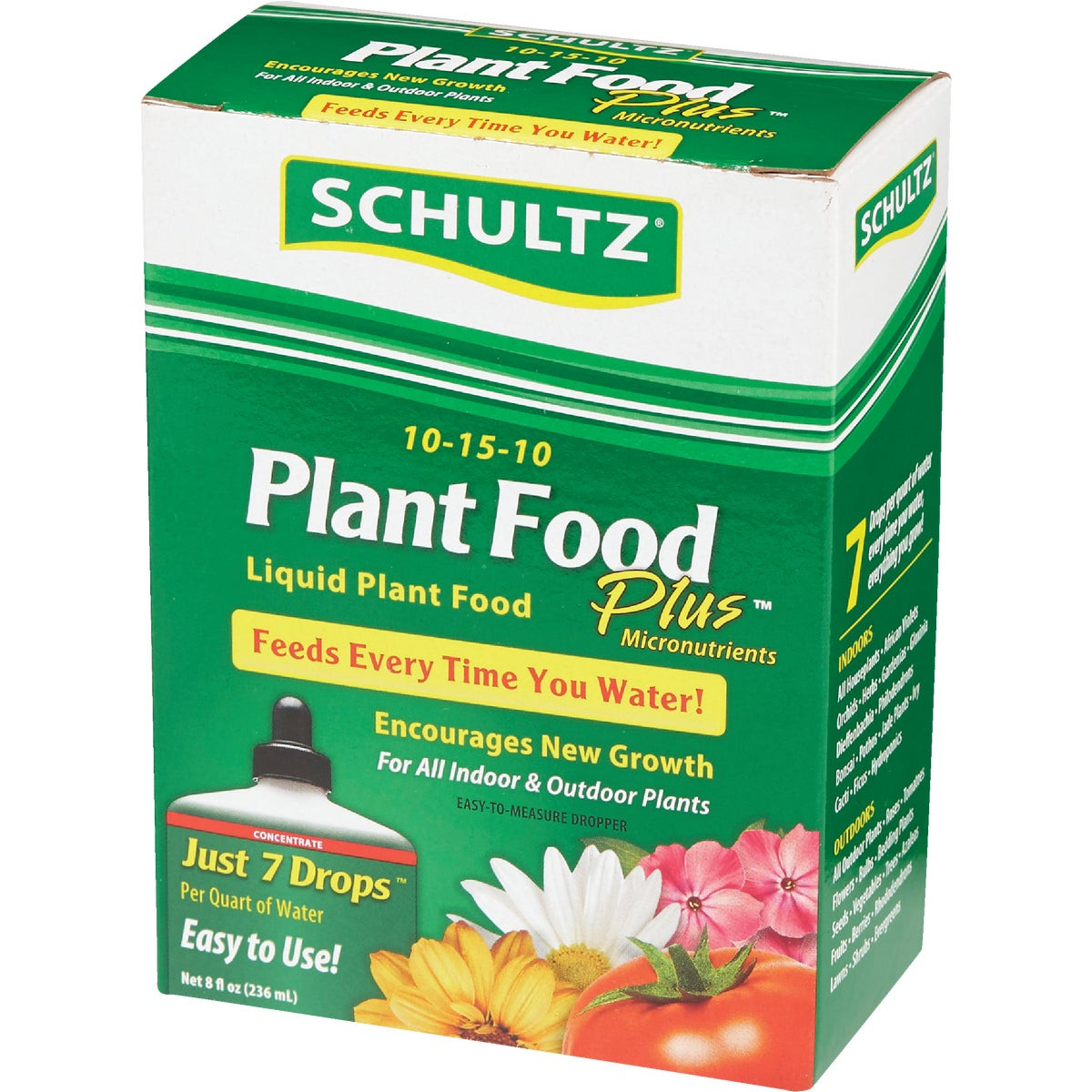 Schultz 8 Oz. Concentrate 10-15-10 Liquid Plant Food Plus SPF45170 ...